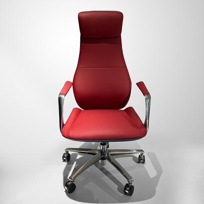 Cina Sedia per ufficio con design ergonomico e materiale di pelle sintetica in vendita