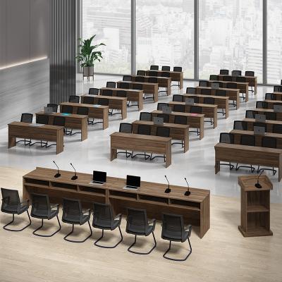 Cina Termine di pagamento T/T 30%deposito 70%saldo Modern Simple Plate Conference Table and Lectern in vendita