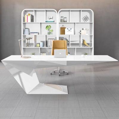 Cina Home Office Furniture Morden Lavoro Scrivania con tavolo di consulenza in pittura bianca su misura in vendita