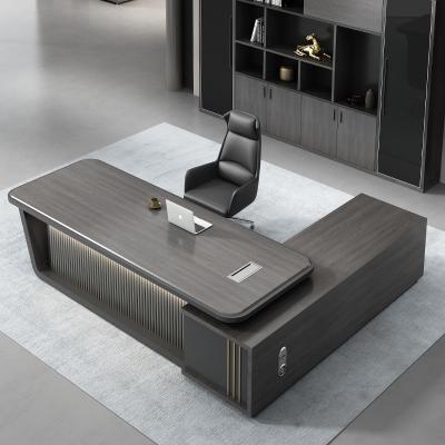 Cina High Tech Black Boss Manager Tavolo e sedia combinati per il cliente in vendita