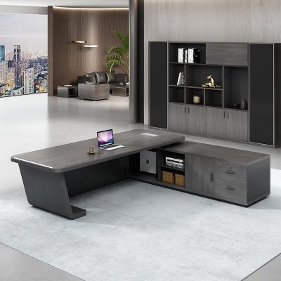 Cina High Tech Black Boss Manager Tavolo e sedia combinati per il cliente in vendita
