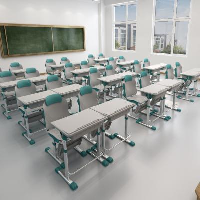 Cina Studio di Design Moderno Reclinable Regolabile scrivania e sedia Set per l'insegnamento a domicilio scolastico in vendita