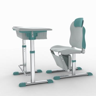 Cina Studio di Design Moderno Reclinable Regolabile scrivania e sedia Set per l'insegnamento a domicilio scolastico in vendita