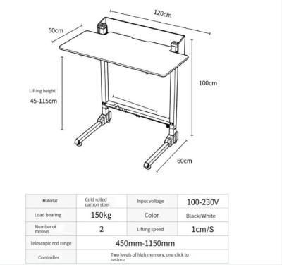 Cina Tavolo da ufficio elevatore elettrico elegante seduta in piedi per un ambiente di lavoro ergonomico in vendita