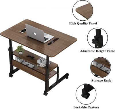 Cina Desktop in legno Laptop Desktop per ufficio moderno Tavolo portatile regolabile in altezza in vendita