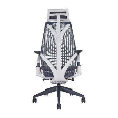 China Bionic Design ruggengraatbescherming Computer Home Chair met gaasmateriaal en 4D armsteun Te koop