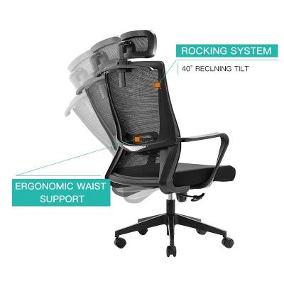 Cina Confortevole Executive Ergonomic Mesh Office Chair per riunioni e conferenze dei visitatori in vendita