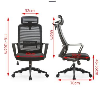 Cina Confortevole Executive Ergonomic Mesh Office Chair per riunioni e conferenze dei visitatori in vendita