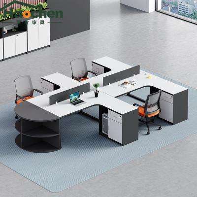 Cina Combinazione di tavolo e sedia per ufficio in alluminio/tessuto/acciaio in vendita