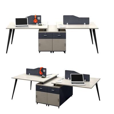 China Hoofdmateriaalpaneel/glas/stof/staal kantoorwerkstation Bureaubureau voor op maat gemaakte meubels Te koop