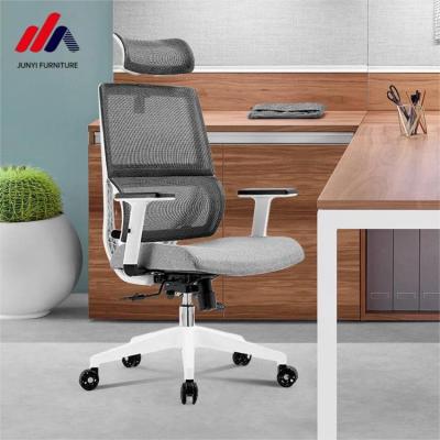 Cina Seduta da ufficio in maglia e tessuto grigio con base in alluminio La soluzione di seduta ergonomica definitiva in vendita