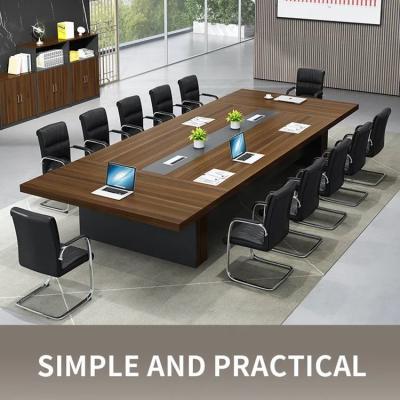 Cina E1 MDF/MFC Melamine Board Tavolo da riunione enorme Tavolo da conferenza moderno per multifunzione in vendita