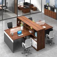 China Modern Style Office Workstation With Open Modular Design And MFC Material for sale