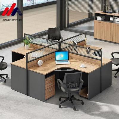 China 25 mm dikte tafeltop werkstation meubels voor school kantoor bureau met afscherming Te koop