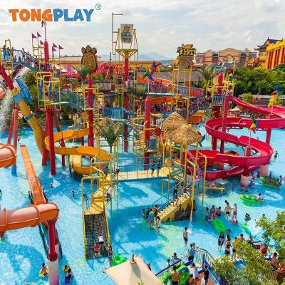 China OEM ODM Wasser-Spielplatz Ausrüstung Wasserrutsche Spielplatz & Splash Park zu verkaufen