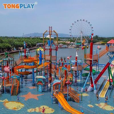 China Glasfaser Attraktion Glasfaser Pool Rutsche Vergnügungspark Spielplatz Ausrüstung zu verkaufen
