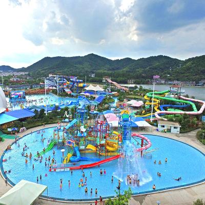 China Außen-Spielplatz & Splash Park Hinterhof Schüssel Wasserrutsche kommerzielle zu verkaufen
