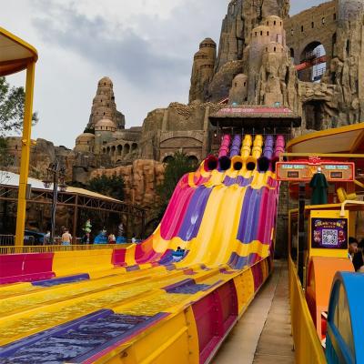 China Outdoor Big Splash Dual Water Slides Park Kids+aqua Toy Play for Kids for sale