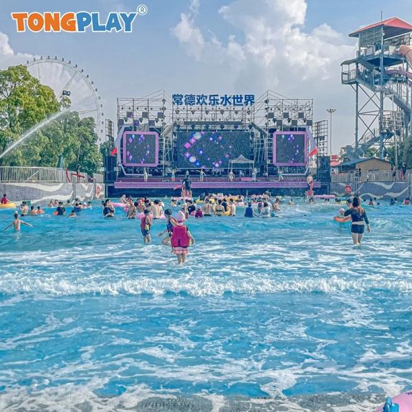 Quality Slide Amusement Swim Wave Pool Outdoor Water Park Water Playground for sale
