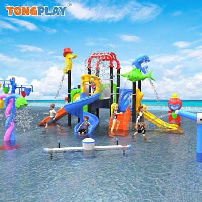 China Water Park Outdoor Amusement Park Plastic Slide Playground Outdoor Play Equipment for Children Water Slide for sale