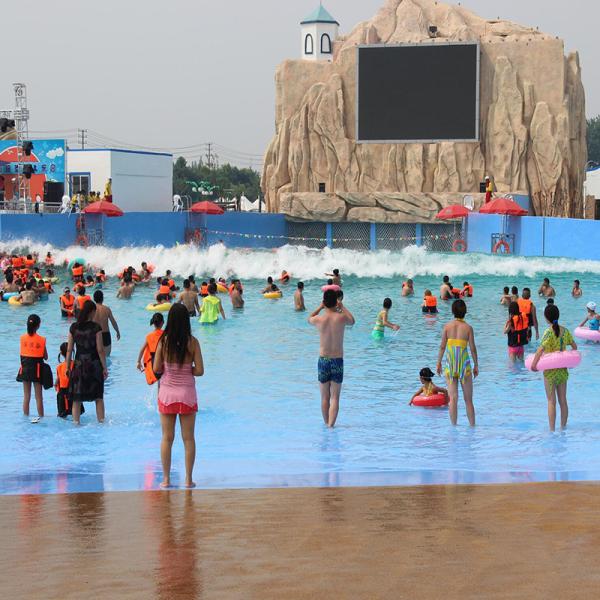 Quality Multiple People Swim Wave Pool Open Air Outdoor Water Playground for sale