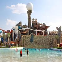 Quality Fiberglass Swimming Pool With Wave Pool For Young And Adults for sale