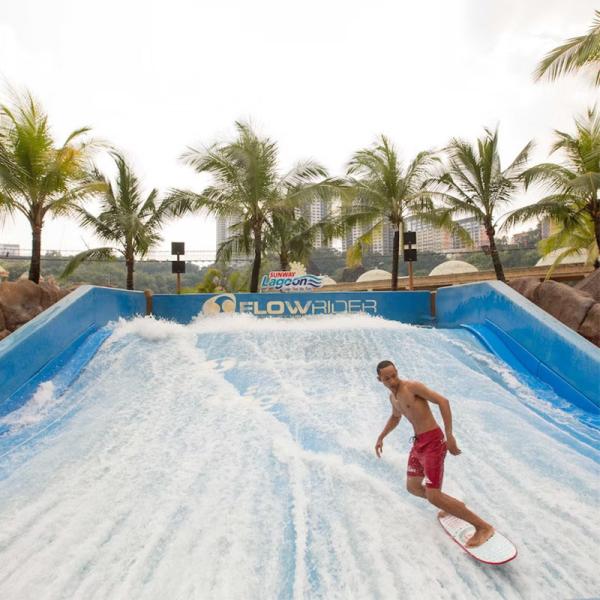 Quality Resort Hotel Surf Simulator Machine Flowrider Surf Machine Wave Pool Equipment for sale