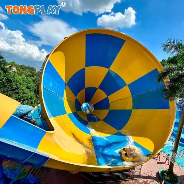 Quality 205m2 /630m2 Raft Water Slide Big Bowl Water Slide For Aqua Park for sale