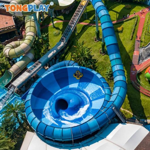Quality 205m2 /630m2 Raft Water Slide Big Bowl Water Slide For Aqua Park for sale