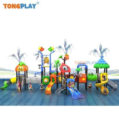 China Freizeitunterhaltung Multiplayer Vergnügungspark Ausrüstung Handelswasserplatz Kinder Wasserpark Plastikrutsche zu verkaufen