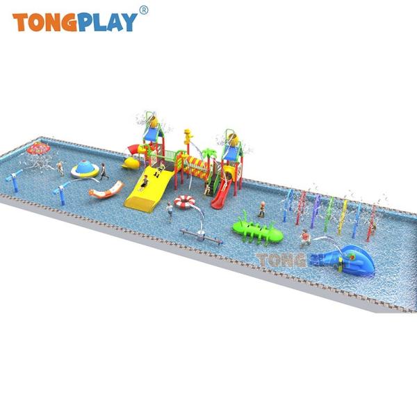 Quality Kids Park Swimming Pool Water Park Games Amusement Playground Equipment Plastic for sale