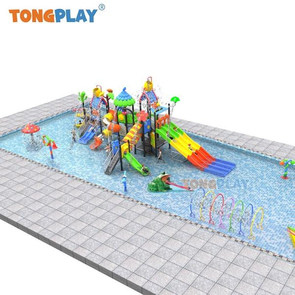 Quality High Quality Amusement Plastic Slide Outdoor Playground Water Kids Water Skiing for sale