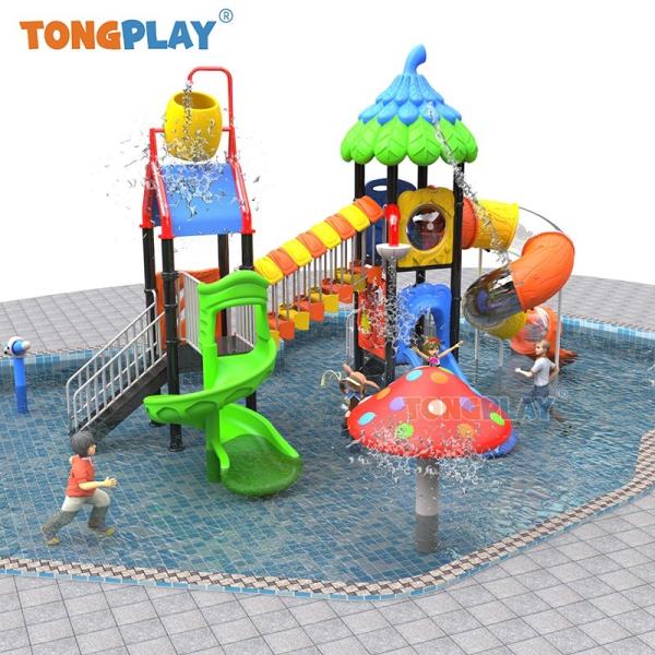 Quality Tong Play Safe High Quality Kids Plastic Slide Kids Water Park Outdoor for sale