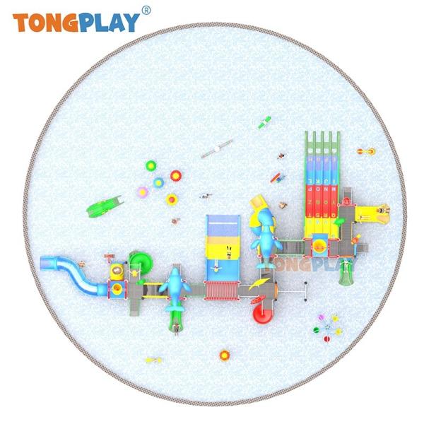 Quality Commercial Water Play Aquatic Park Outdoor Swimming Pool Large Plastic Water for sale
