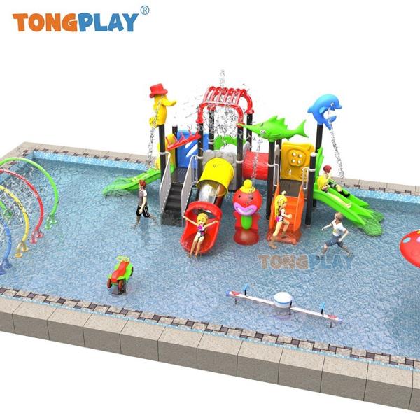 Quality Kids Plastic Slide Adventure Water Playground Large Amusement Park Game Centre for sale