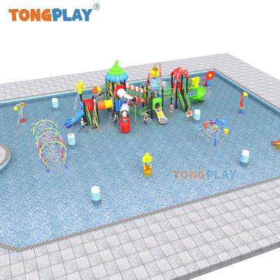 China Factory Water Playground Equipment Outdoor Water Park Equipment Fiberglass Plastic Kids Slide for sale