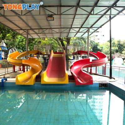 China Factory Direct Sales Short Track Slide of High Quality Water World Amusement Equipment Outdoor Water Playground for sale