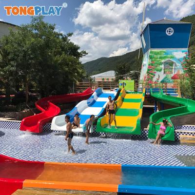 China Tong Play Factory Direct Sales Short Track Slide of High Quality Water World Amusement Equipment Outdoor Water Playground for sale