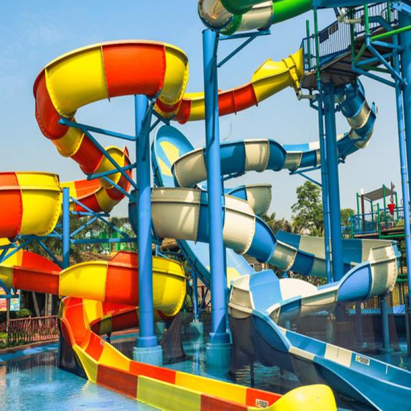 Quality Customized Curve Water Slide Water Play Equipment Water Amusement Park for sale