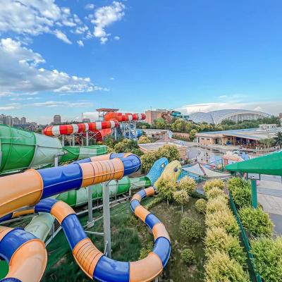Cina Parco acquatico esterno in fibra di vetro attrezzature piscina acquatica scivoli intrattenimento in vendita