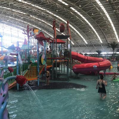 China Hotel Playground Pool Slide Macaron Color Fiberglass Pool Slide for sale
