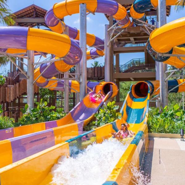 Quality Large Spiral Pool Slide Fiberglass Spiral Waterslide Multi Slide Combination for sale