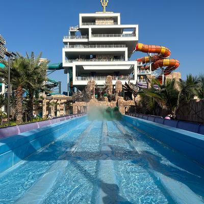 China Outdoor Water Attraction Park Water Games Equipment Kids Play Accessories Fiberglass Slides for sale