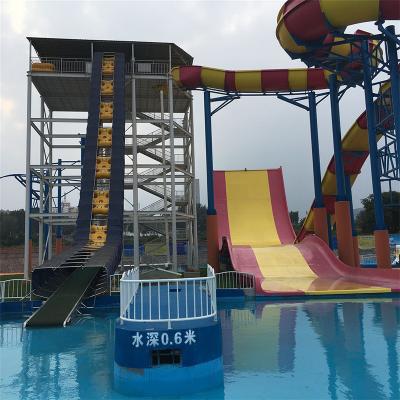 China Customized Fiberglass Water Park Water Slides Tube for Sale Equipment Boomerang Water Slide for sale