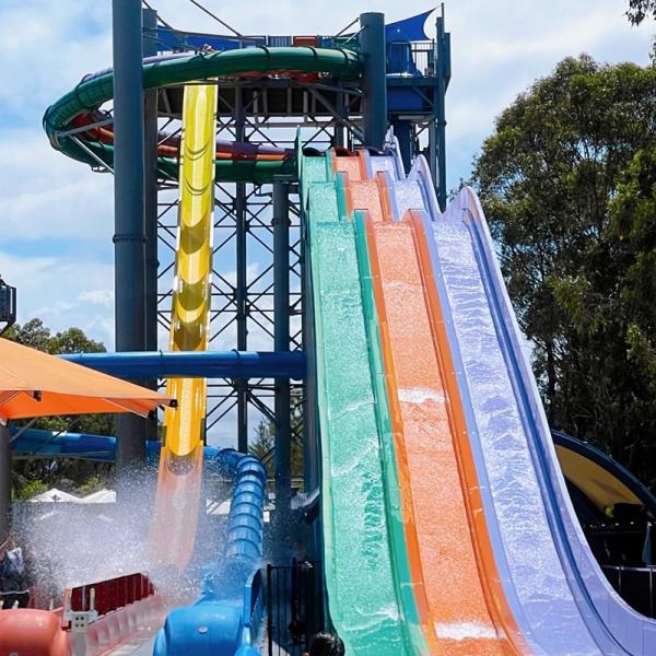Quality Outdoor And Indoor Fiberglass Swimming Pool Slide Customized for sale