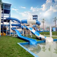 Quality Family Aquatic Playground Spiral Water Slide Playing Ground Water House for sale