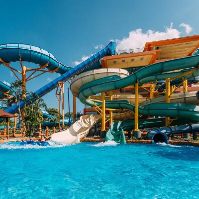 China Multi Slide Rainbow Water Slide Equipment Joyful Children'S Customized for sale
