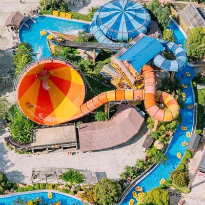 Cina 400m2 Big Bowl Water Slide 400sqm Parco acquatico Parco giochi in fibra di vetro in vendita