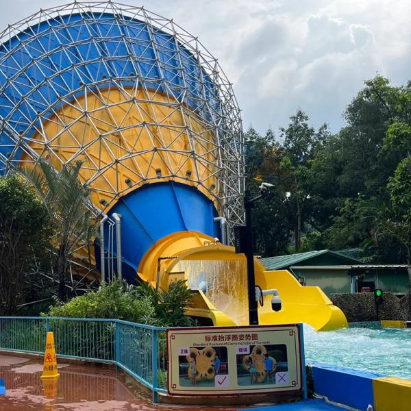 Quality 400sqm Amusement Park Water Slide Backyard Fiberglass Water Slide for sale