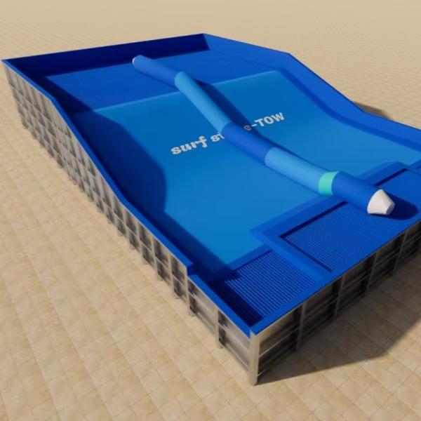 Quality Customized Surf Simulator Machine Surf Style Flowrider Indoor Surfing Wave for sale